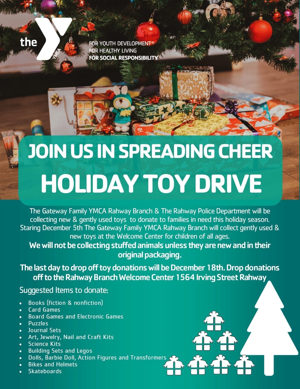 Holiday Toy Drive | The Gateway Family YMCA