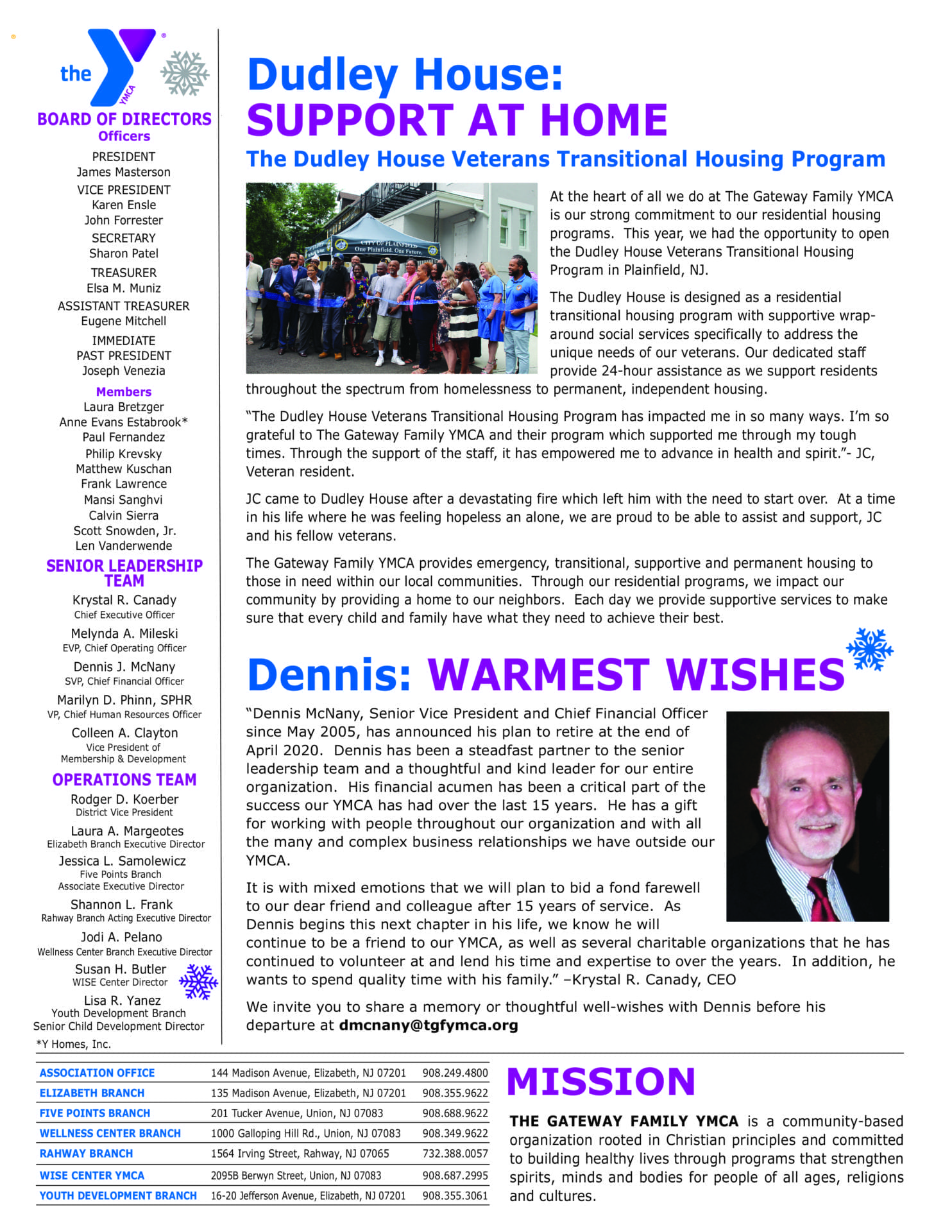 The Gateway Family YMCA Newsletter 2019 | The Gateway Family YMCA