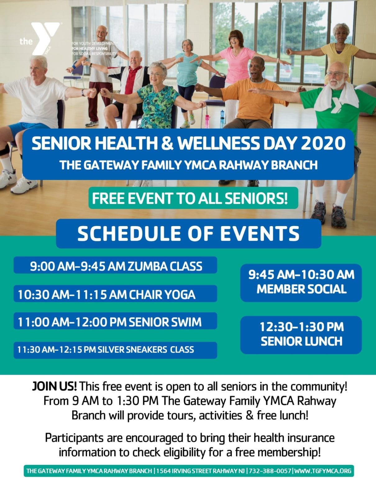 Senior Wellness Event - Rahway Branch | The Gateway Family YMCA