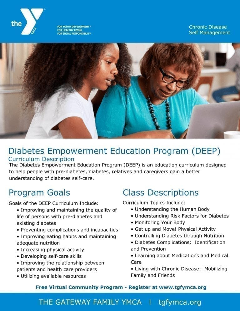 Diabetes Empowerment Education Program | The Gateway Family YMCA
