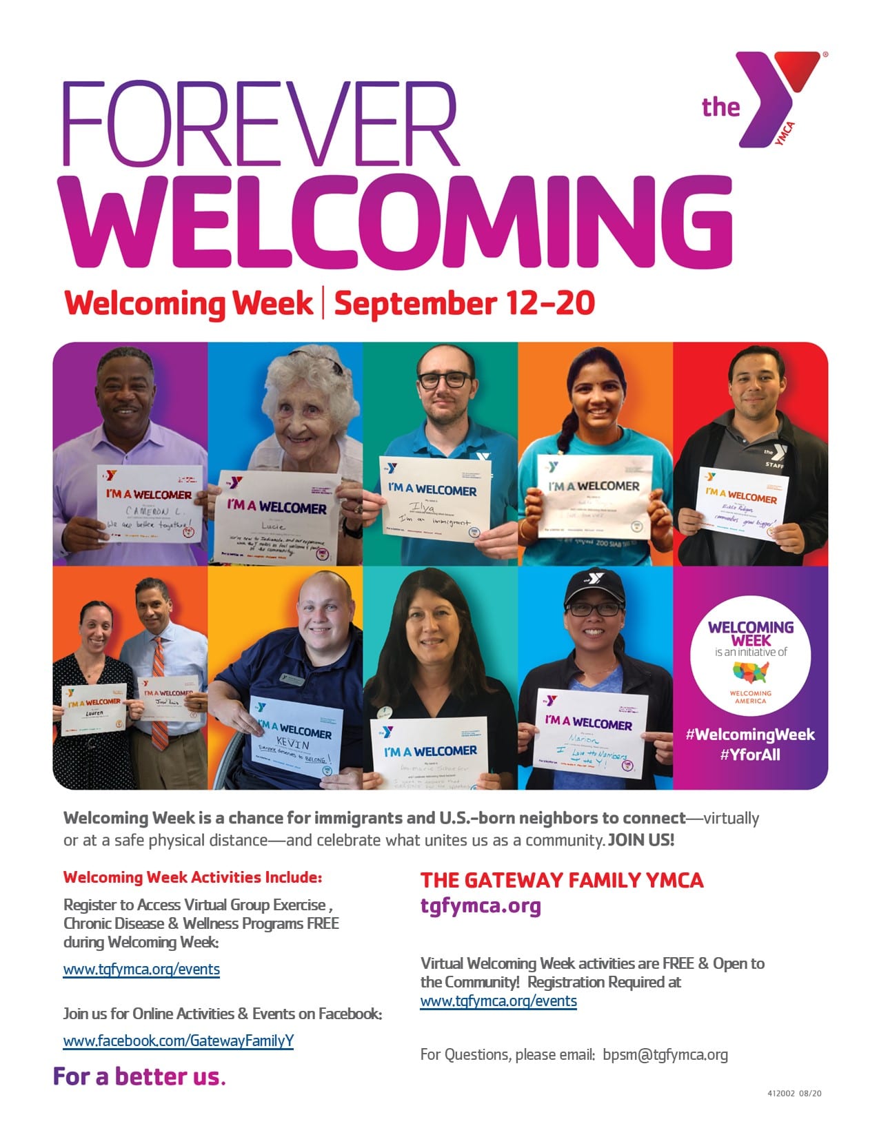 Welcoming Week 2020 | The Gateway Family YMCA