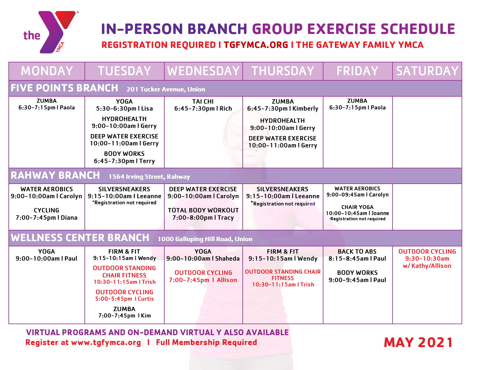 May Program Session | The Gateway Family YMCA