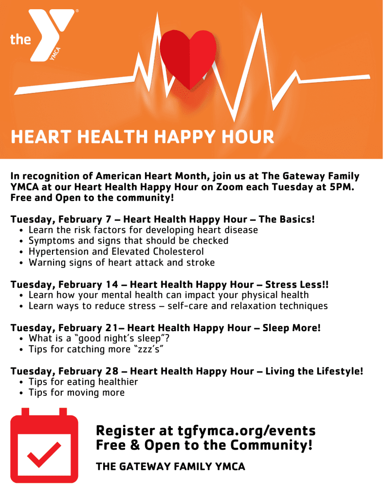 Heart Health Happy Hour - The Basics! | The Gateway Family YMCA