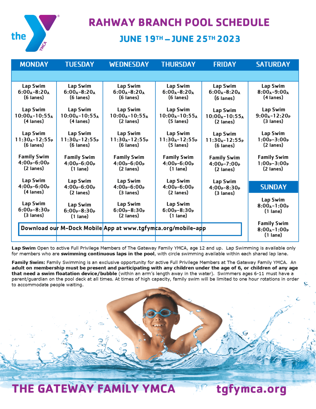 June Program Session Break 6/19-6/25 | The Gateway Family YMCA