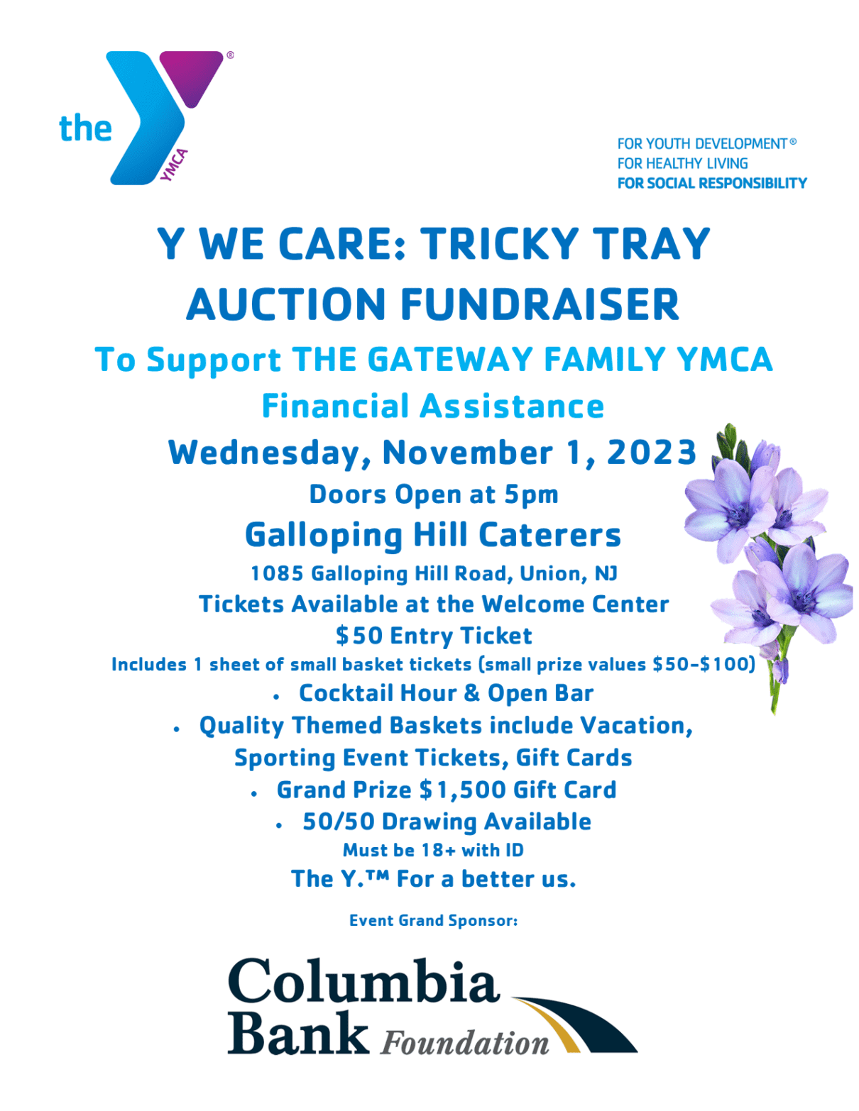 Y We Care: Tricky Tray Auction Fundraiser | The Gateway Family YMCA