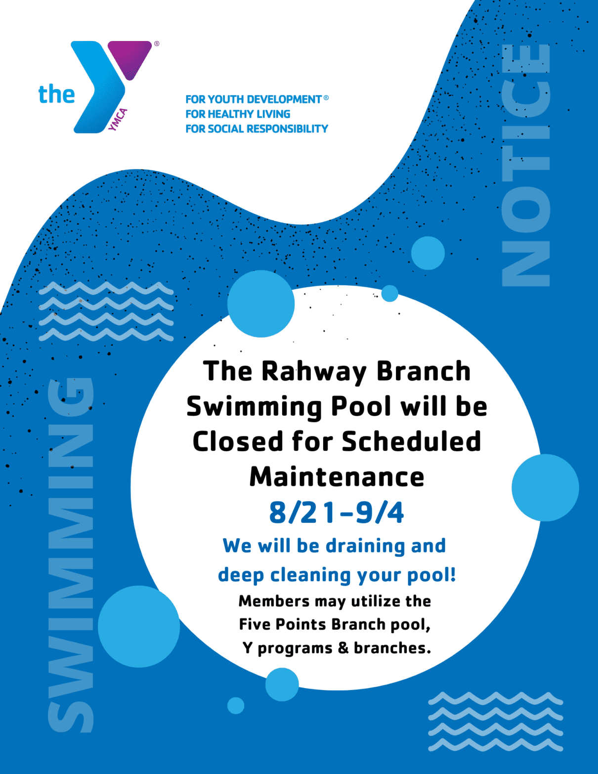 Rahway Branch Pool Closed For Maintenance 8/21-9/4 | The Gateway Family ...