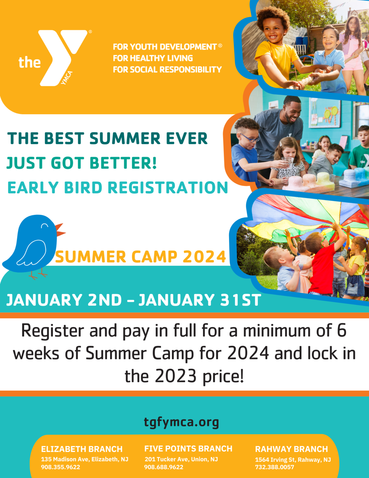 Summer Camp Early Bird Registration | The Gateway Family YMCA