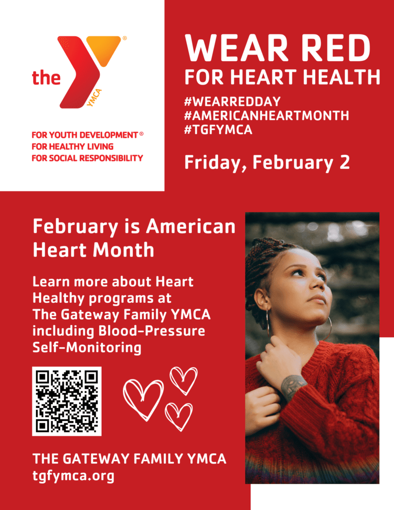 Wear Red For Heart Health | The Gateway Family YMCA