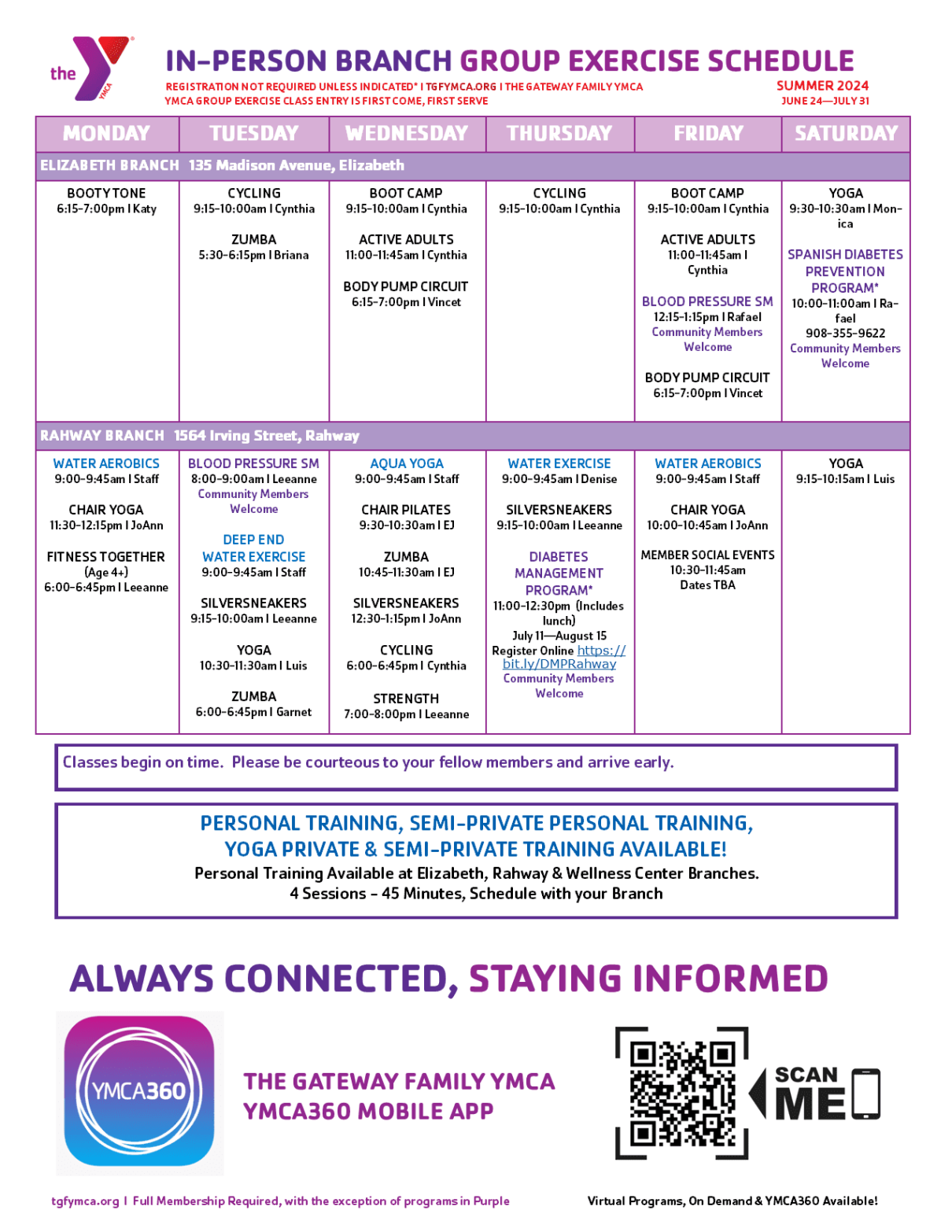 Summer 2024 Program Session 6/24-8/29 | The Gateway Family YMCA