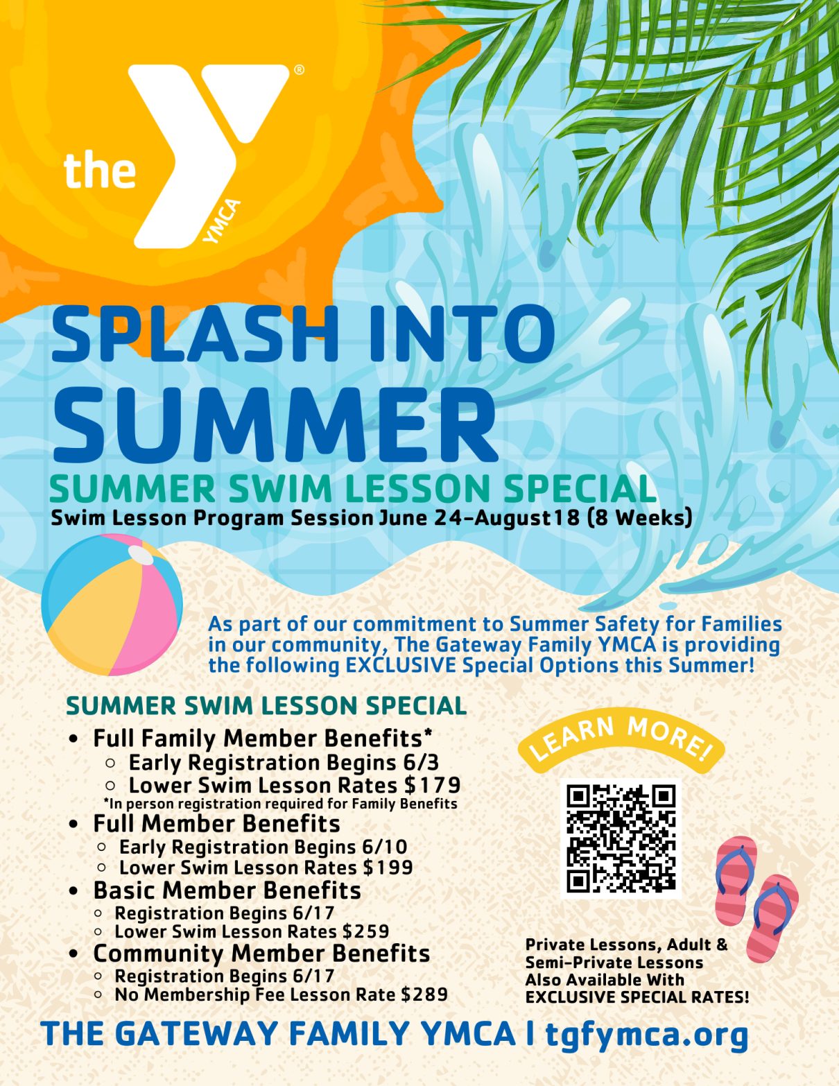 Summer Swim Lesson Special | The Gateway Family YMCA