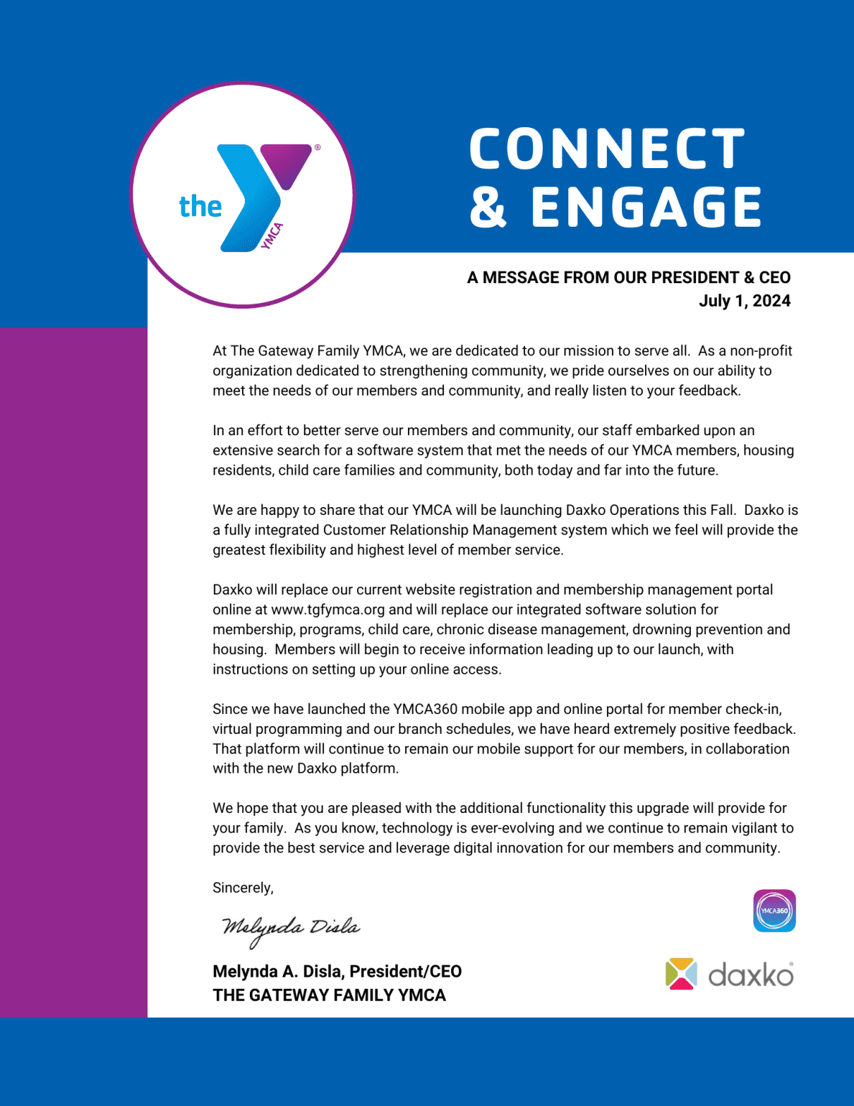 Connect & Engage | The Gateway Family YMCA